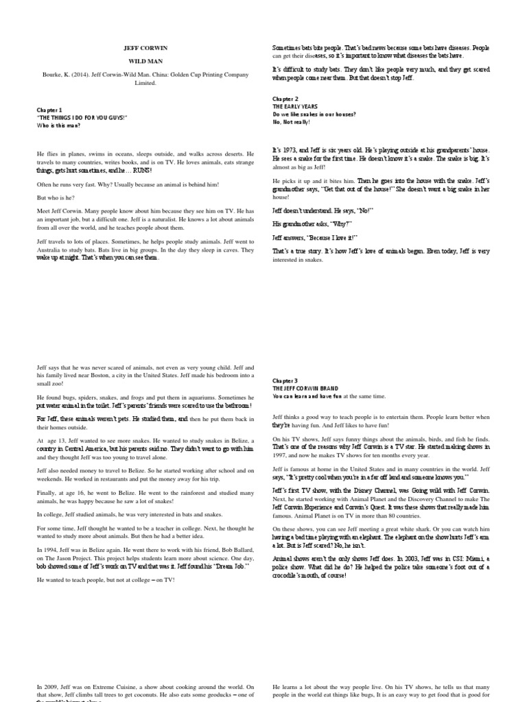 A Day in the Life of a Wild Man: Exploring Jeff Corwin's Passion for ...