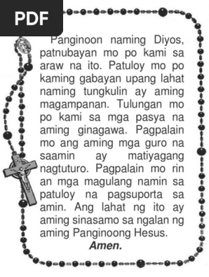Tagalog Prayer