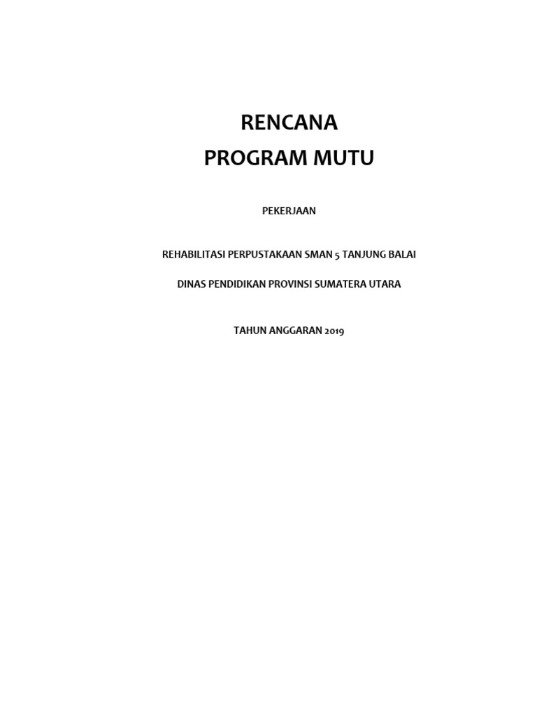 D. Program Mutu | PDF