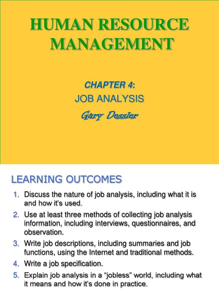 Human Resource Management: Gary Dessler | PDF | Employment | Cognitive ...
