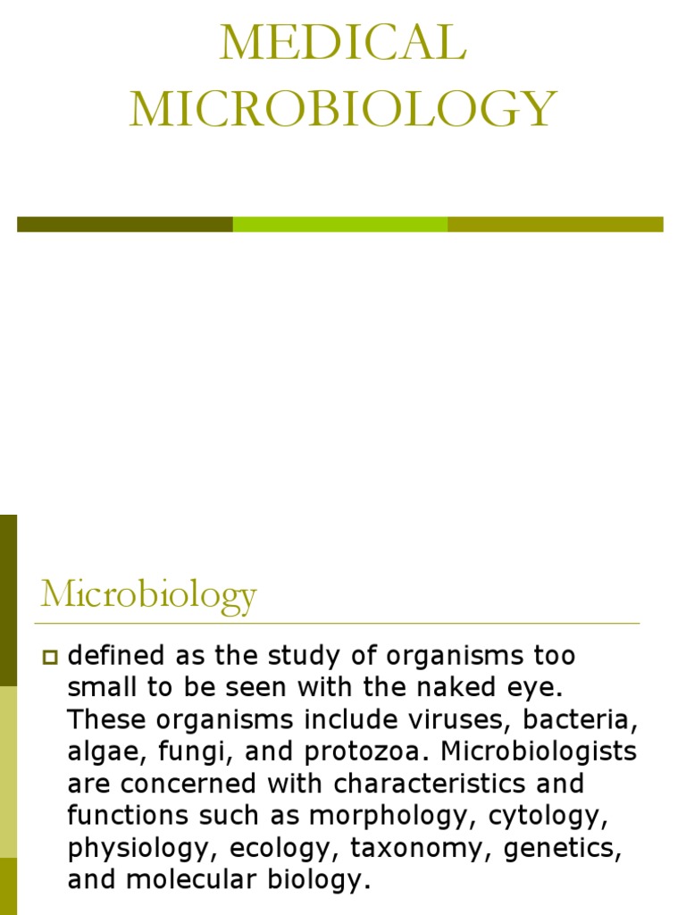 Microbiology Medical Microbiology | PDF | Staphylococcus | Mycobacterium