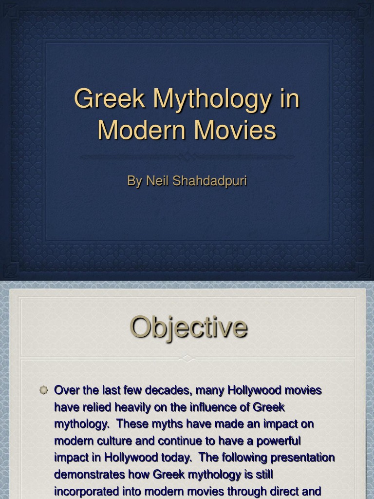 Greek Mythology in Modern Movies: by Neil Shahdadpuri | PDF | Greek ...