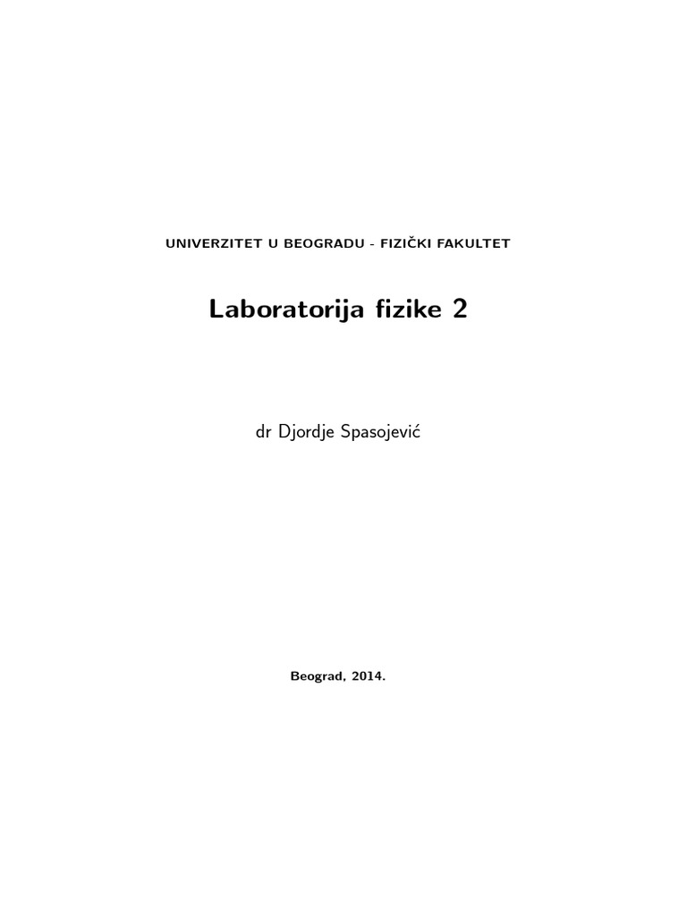 Lab Fiz 2 | PDF | Physical Chemistry | Nature