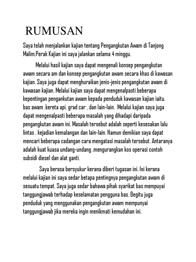 RUMUSAN | PDF