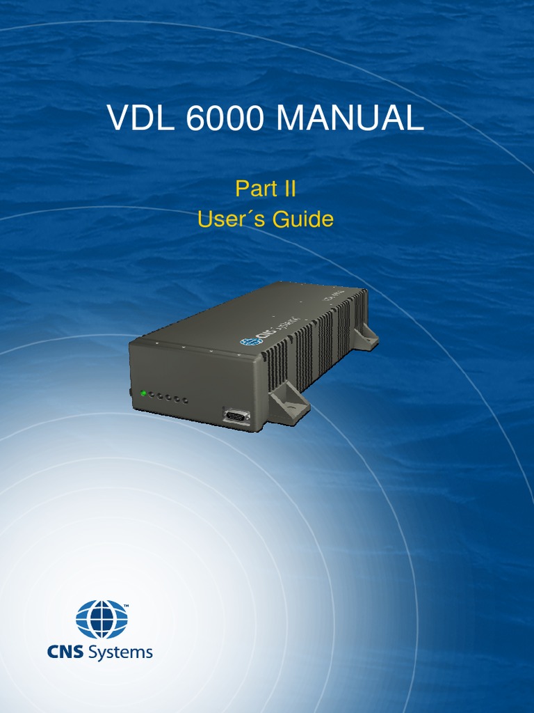 CNS Systems VDL 6000 AIS User Manual | PDF | Telecommunications ...