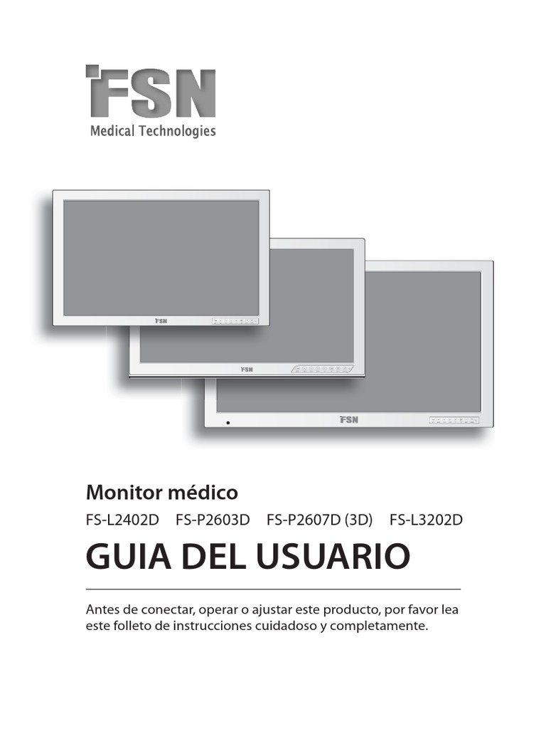 FSN Monitor Fs-p2603d - Spanish | PDF | Enchufes y tomas de corriente ...
