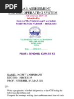 Operating System (Practical File) | PDF | Scheduling (Computing) | Operating System Technology