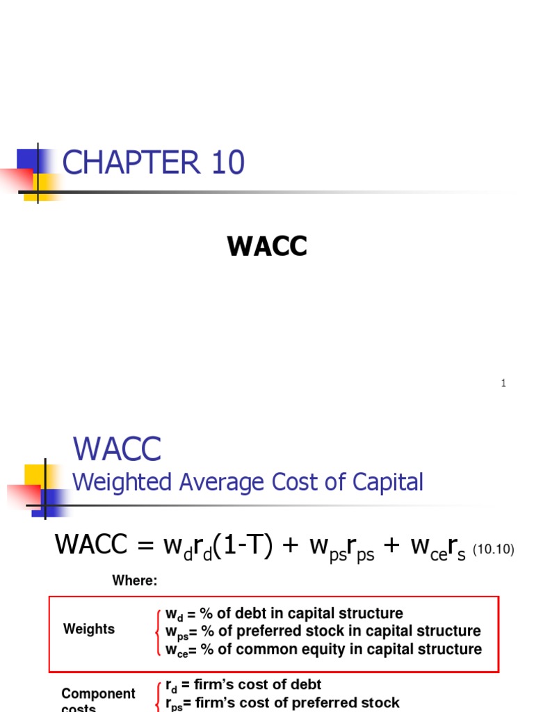 Wacc 4 | PDF | Cost Of Capital | Capital Structure