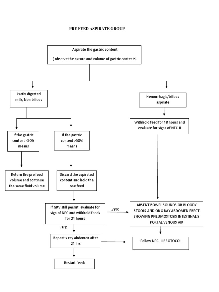Pre Feed Aspirate Group | PDF