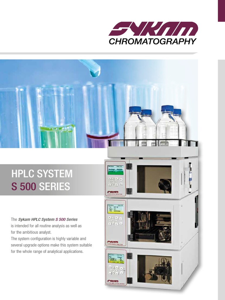 HPLC System S500 Web | PDF | High Performance Liquid Chromatography ...