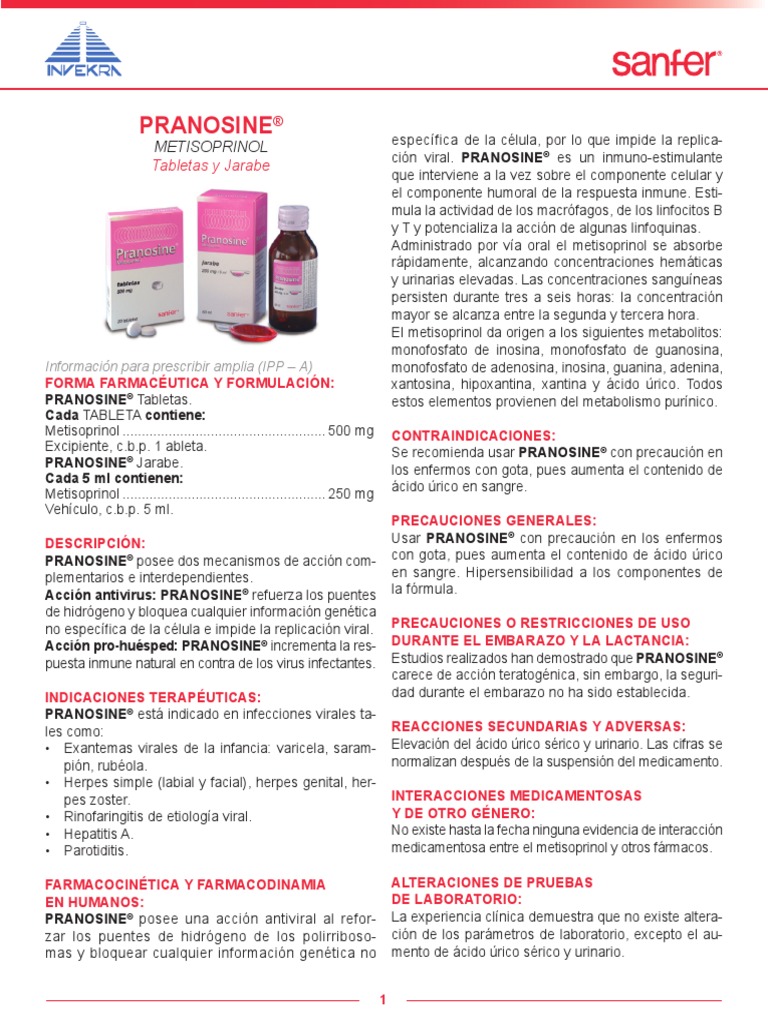 pranosine.pdf | Virus | Gota