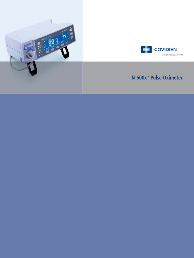 Brochure Nellcor N600 | PDF | Electronics | Manufactured Goods