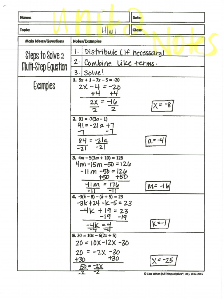 Unit 2 - Completed Notes | PDF