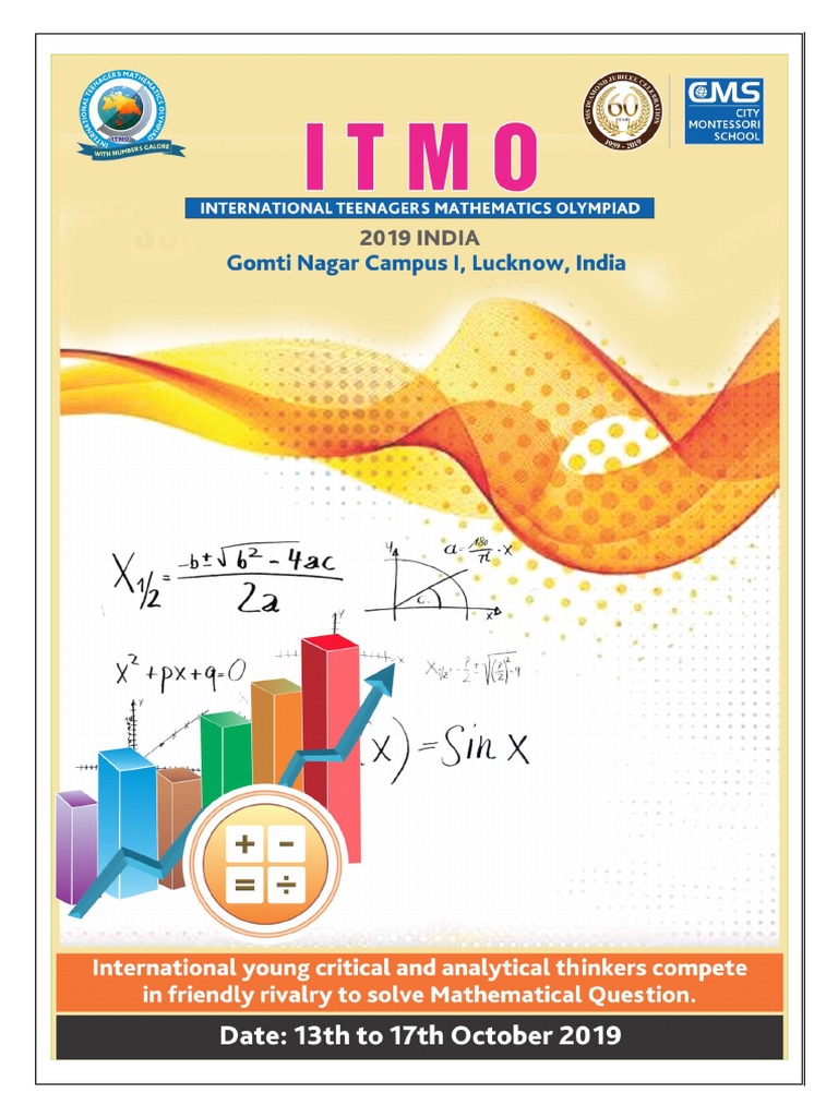 2019 International Teenagers Mathematics Olympiad Invitation | PDF ...