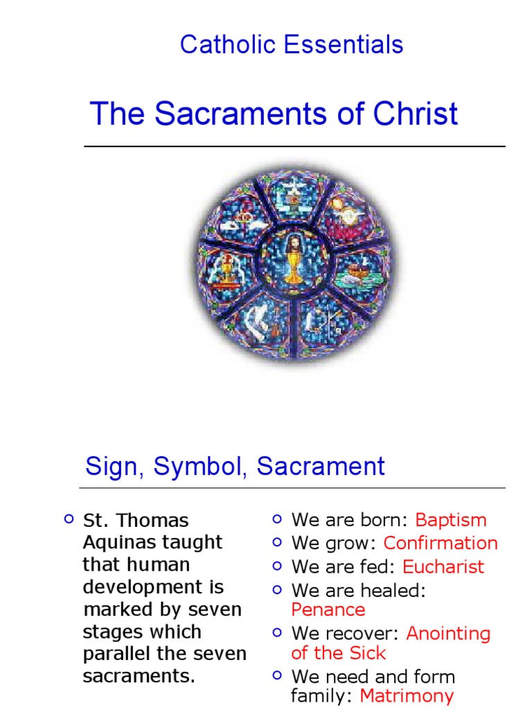 Seven Sacraments of the Catholic Church | PDF | Eucharist | Confirmation
