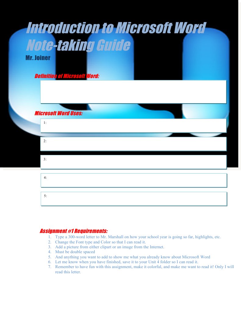 Introduction To Microsoft Word | PDF | Microsoft Word | Computing