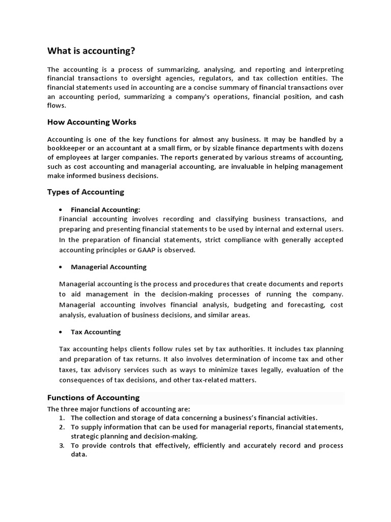 Accounting Definitions | PDF | Debits And Credits | Bookkeeping