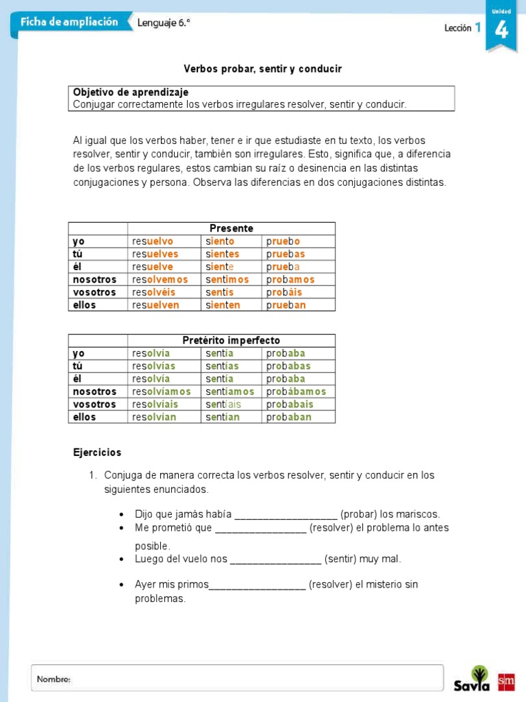 Verbos Irregulares Pdf Verbo Ciencia Cognitiva