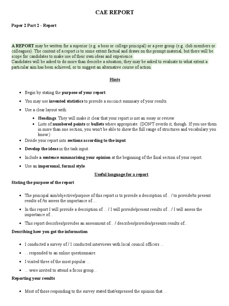 CAE Report | PDF | Survey Methodology | Business