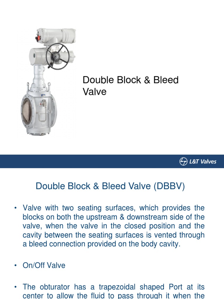 DBBV | PDF | Leak | Valve