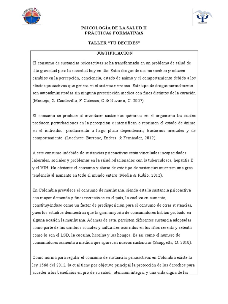 Bitacora Consumo Spa | PDF | Drogas | Consumo (economía)