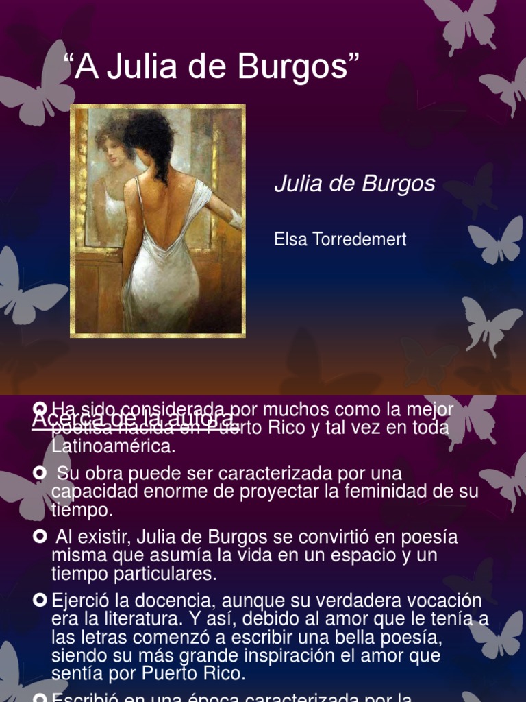 A Julia de Burgos | PDF | Poesía | Amor