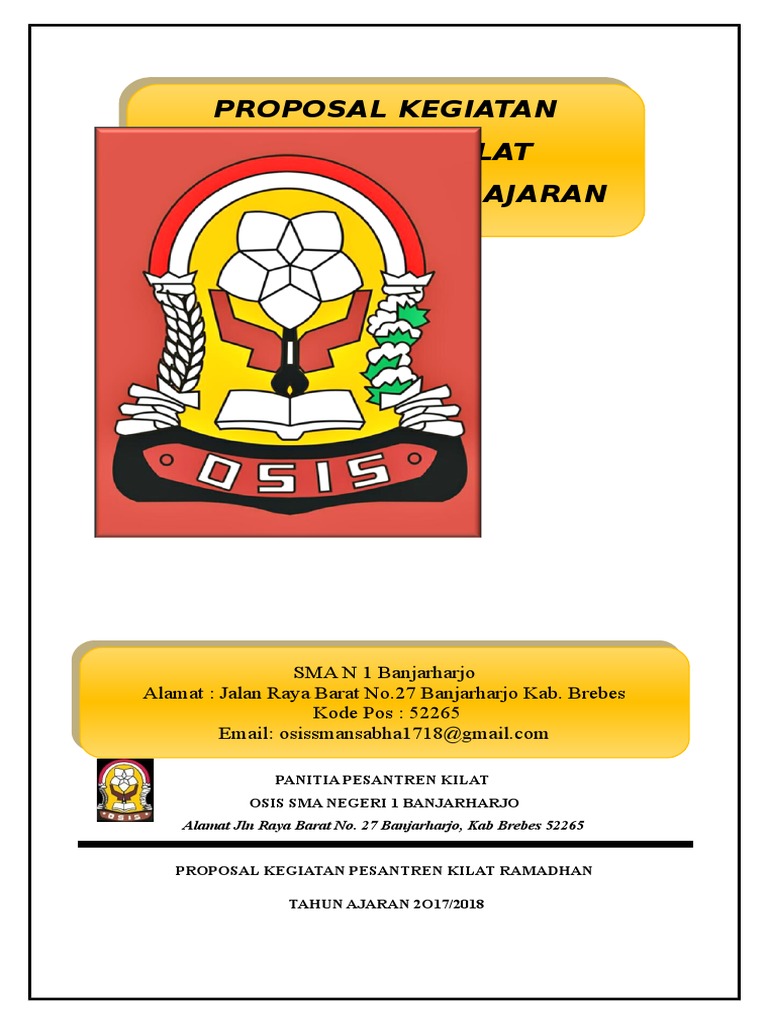 Proposal Kegiatan Osis | PDF