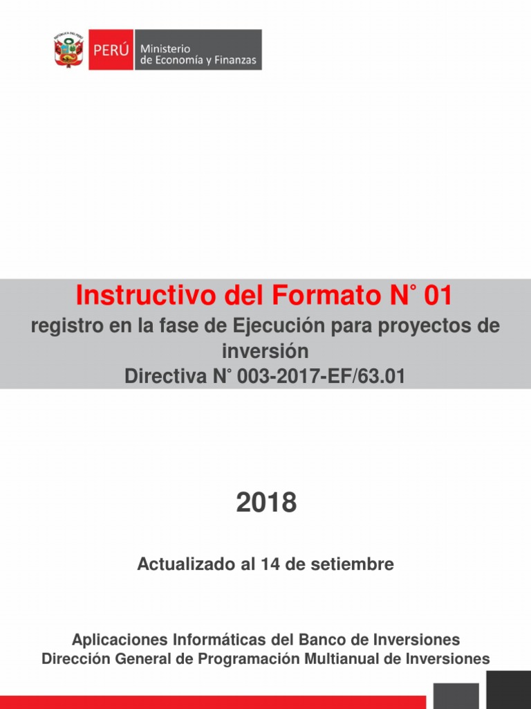Instructivo Formato 1 Ejecucion PDF | PDF | Point and Click | Contraseña
