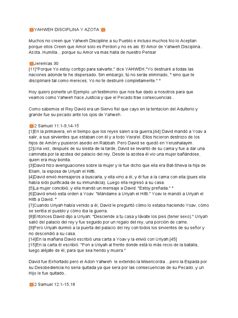 El Misterio de La Letra Mem | PDF | David | Yahvé