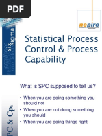 SPC Calculations | PDF | Standard Deviation | Statistical Theory
