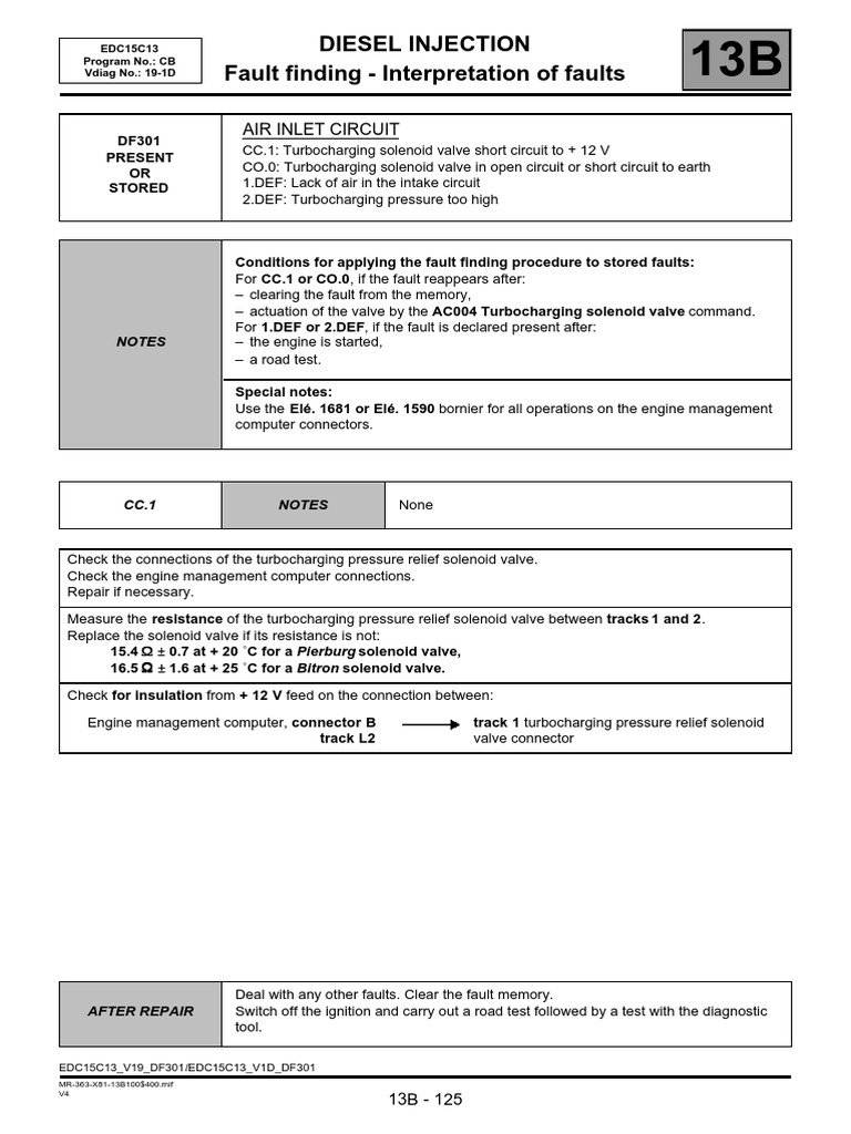 DF301 | PDF | Turbocharger | Valve