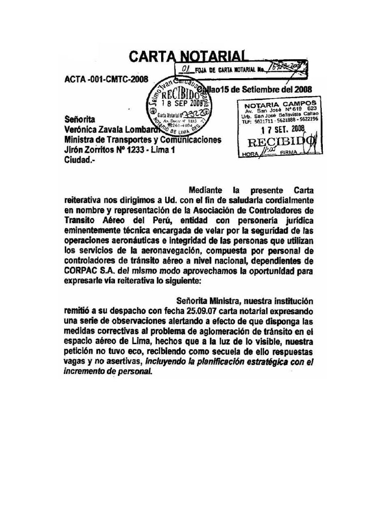 Carta Poder Notarial | PDF