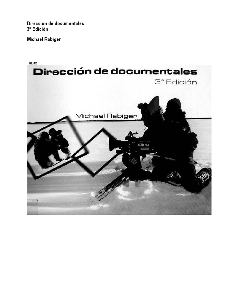 Dirección de Documentales - Michael Rabiger | PDF