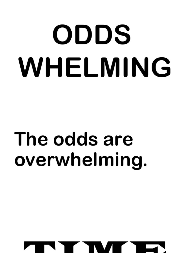 Odds Whelming | PDF