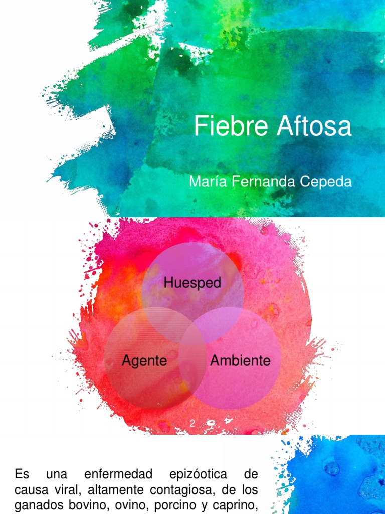 Fiebre Aftosa | PDF | Microbiología | Especialidades Medicas