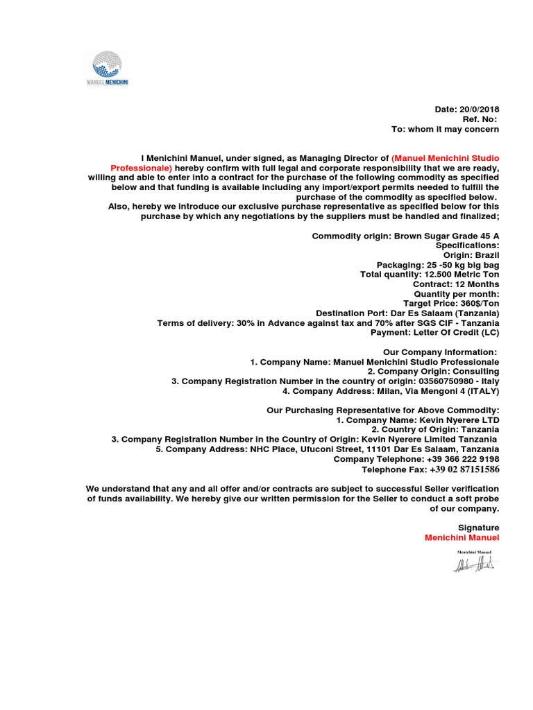 Loi Model - Doc Sugar | PDF | Tanzania | Business