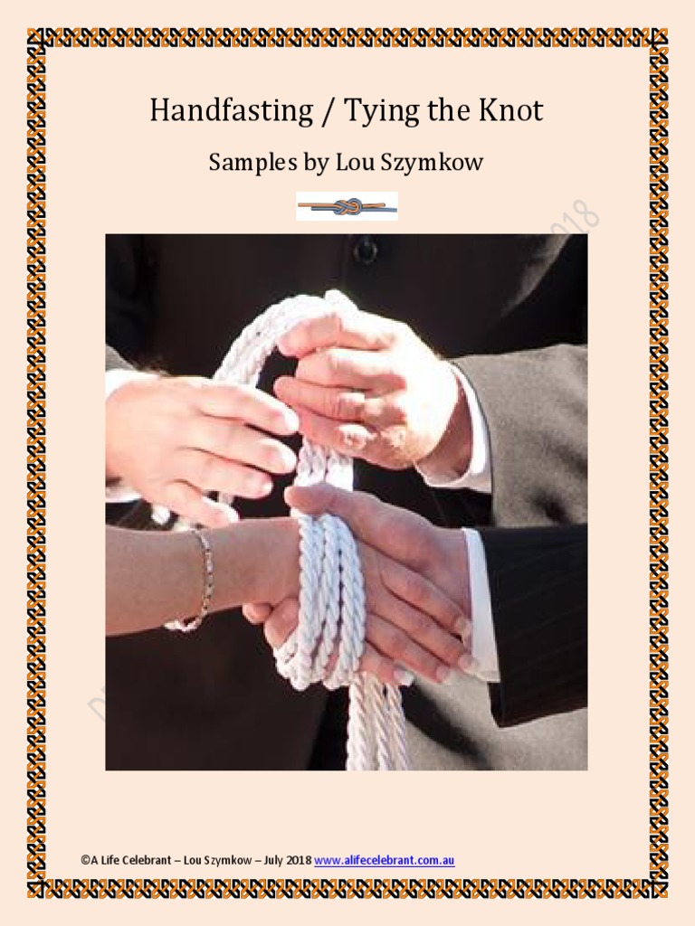 Handfasting / Tying The Knot: Samples by Lou Szymkow | PDF | Knot | Wedding