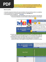 GST Forms (Phil-IRI-Form-1A - and - 1B) | PDF