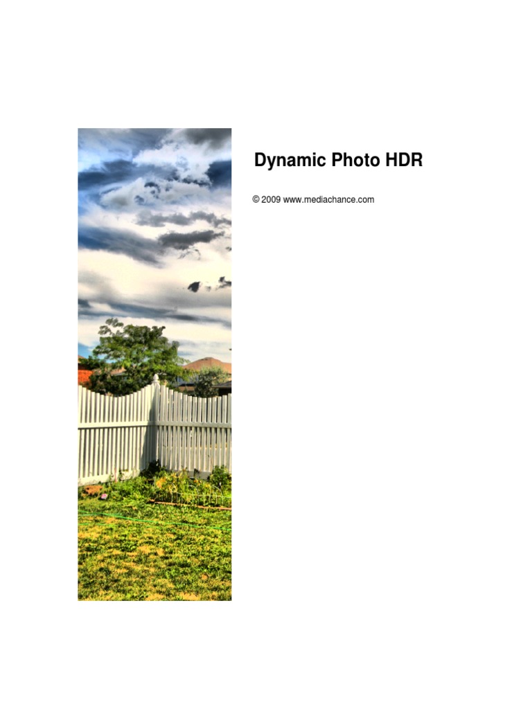 Dynamic Photo Pdf High Dynamic Range Imaging Exposure Photography 