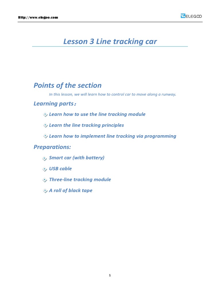 Line Tracking Car Tutorial | PDF | Infrared | Vacuum Tube