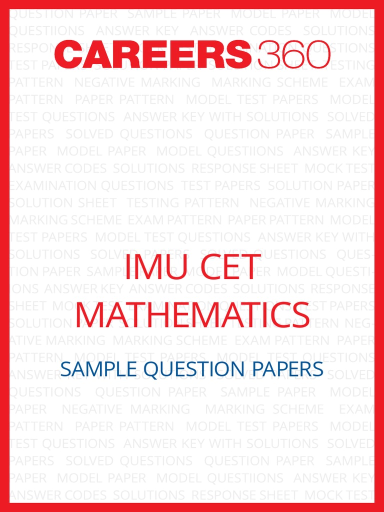 Math IMU CET PDF | PDF | Matrix (Mathematics) | Triangle Math IMU CET PDF | PDF | Matrix (Mathematics) | Triangle