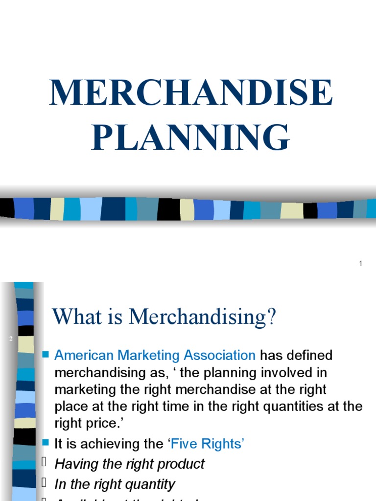 Merchandise Planning Guide | PDF | Inventory | Retail