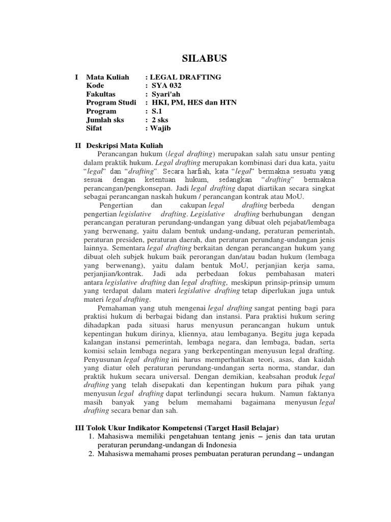 Legal Drafting | PDF