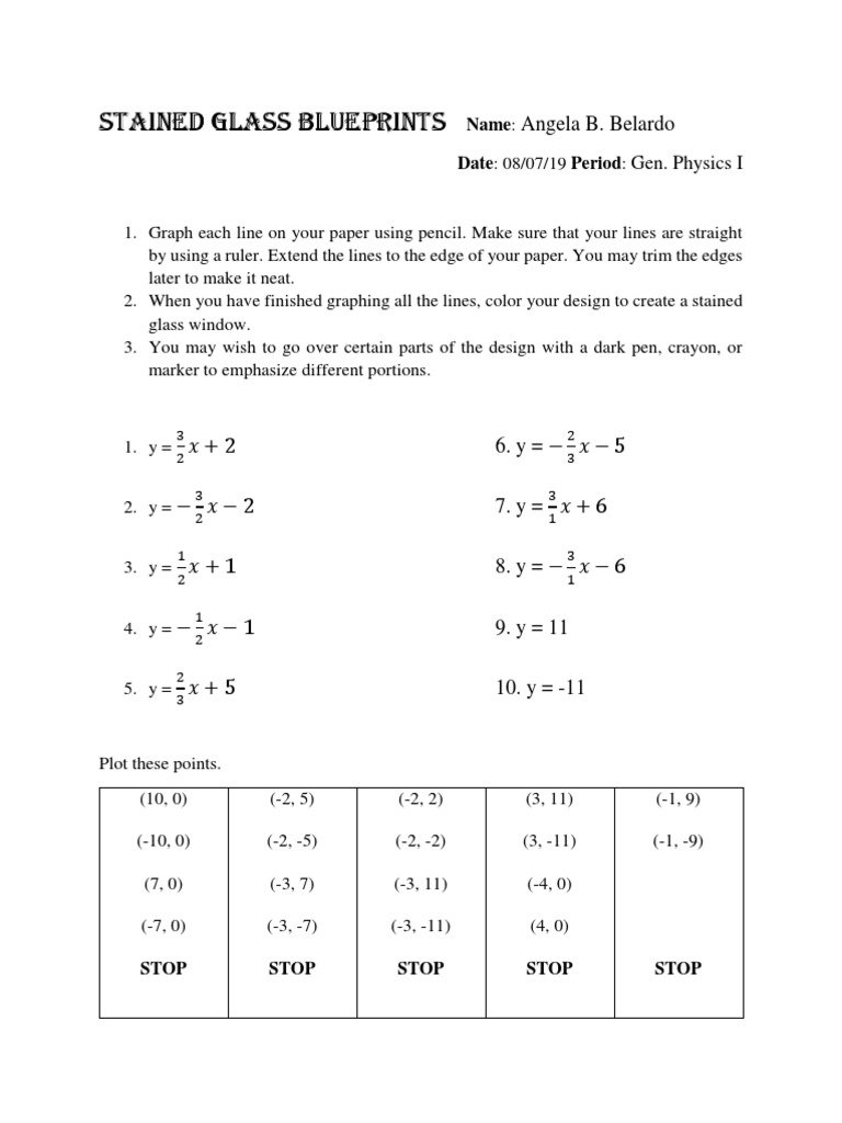 Stained Glass Blueprints: Angela B. Belardo | PDF
