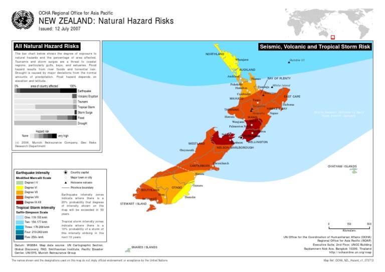 NEW ZEALAND: Natural Hazard Risks | PDF | Natural Hazards | Hazards