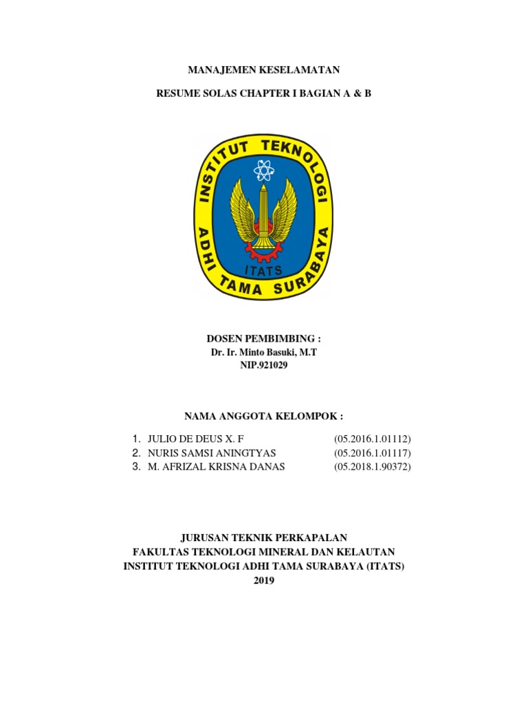 Resume Solas Chapter 1 A B | PDF