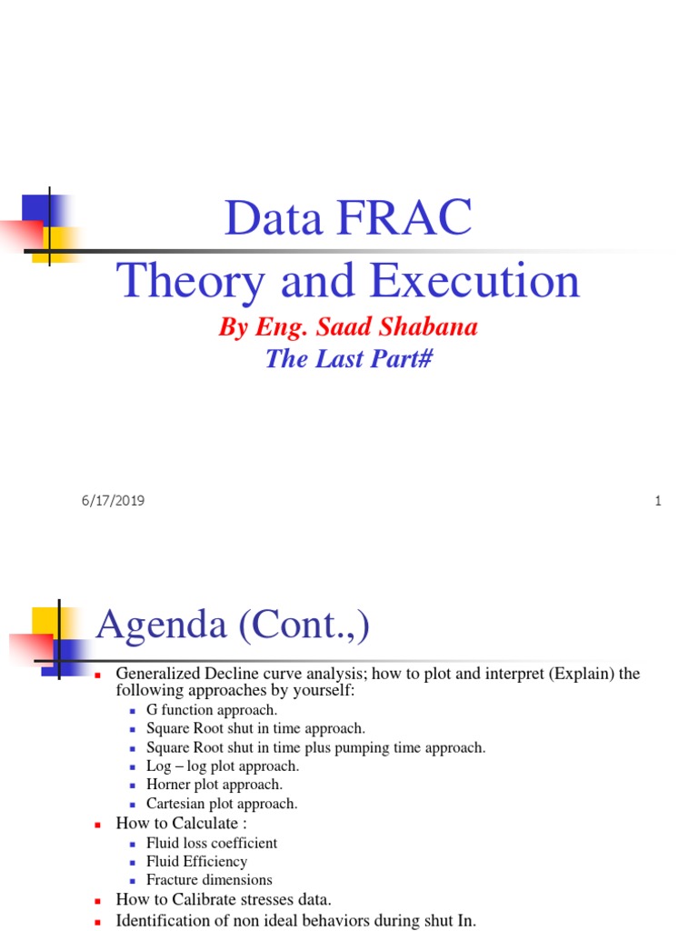Mini Frac Analysis For Fracturing Design Optimization 1561133112 | PDF ...