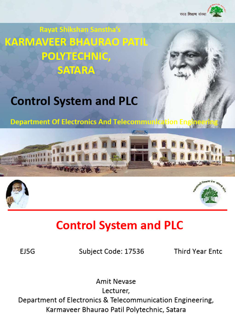 Control System | PDF | Control Theory | Programmable Logic Controller