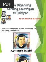 10 Bayani Sa Pilipinas | PDF