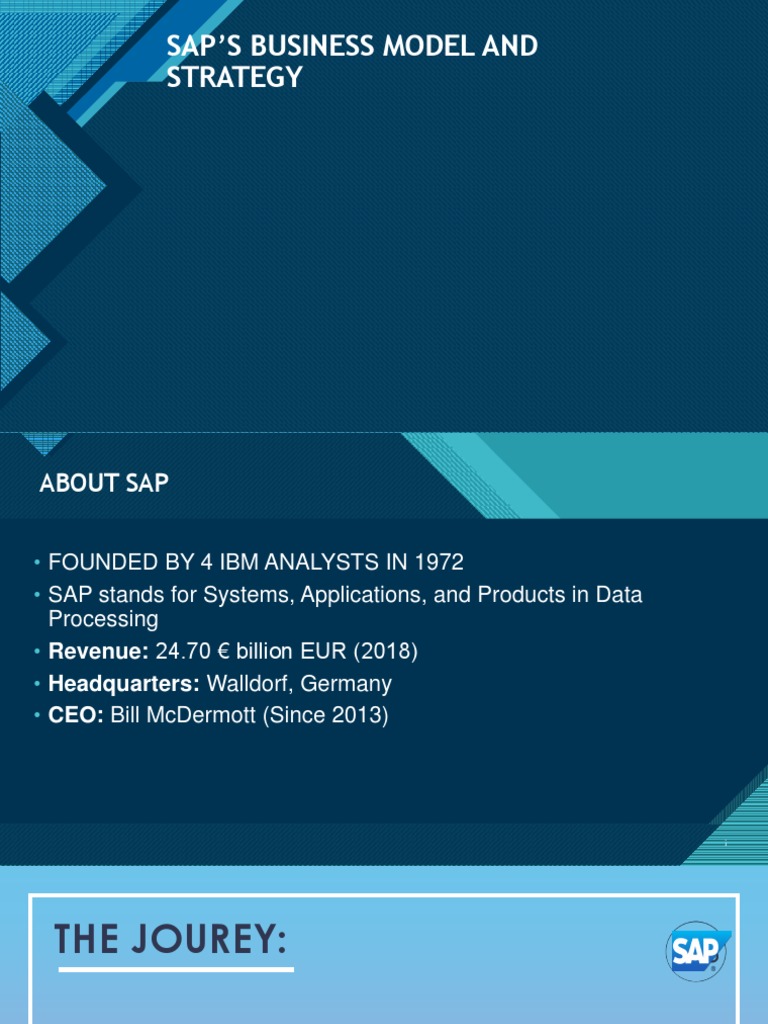 SAP Business Model and Strategy Overview | PDF | Sap Se | Enterprise ...